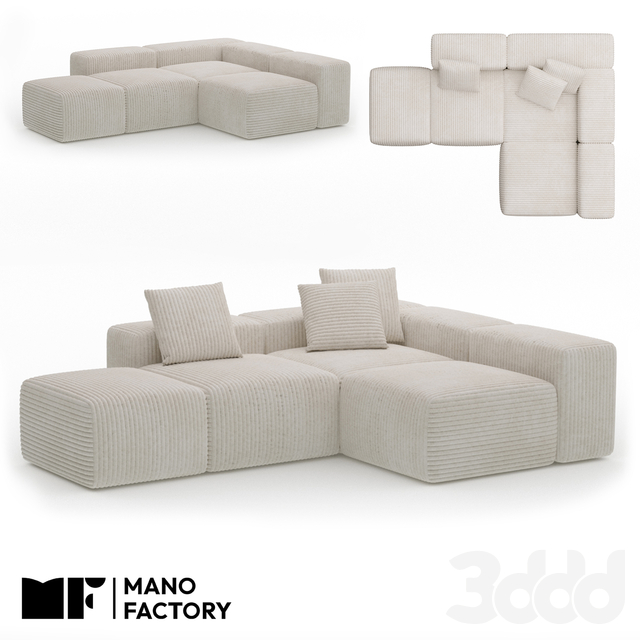 (OM) LOKUM диван 265 х 205 от MANO FACTORY