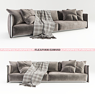 Flexform Edmond - Sofa - 3D model