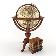Normal Globe and glowing - Other decorative objects - 3D model