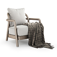 Flexform Tosca & Jiff - Arm chair - 3D model