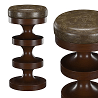Crop bar stool - Chair - 3D model