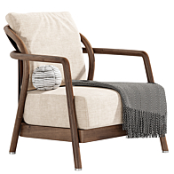 alison armchair by flexform - Кресла - 3D модель