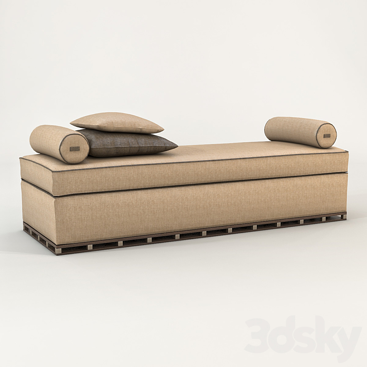 Meissen Couture - Day bed - Other soft seating - 3D model