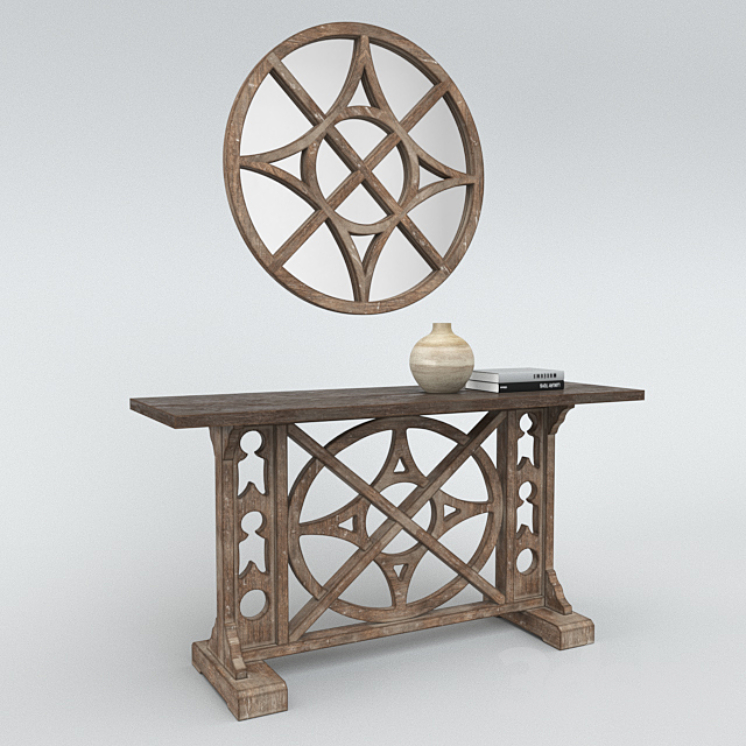 Rafferty console + mirror - Console - 3D model