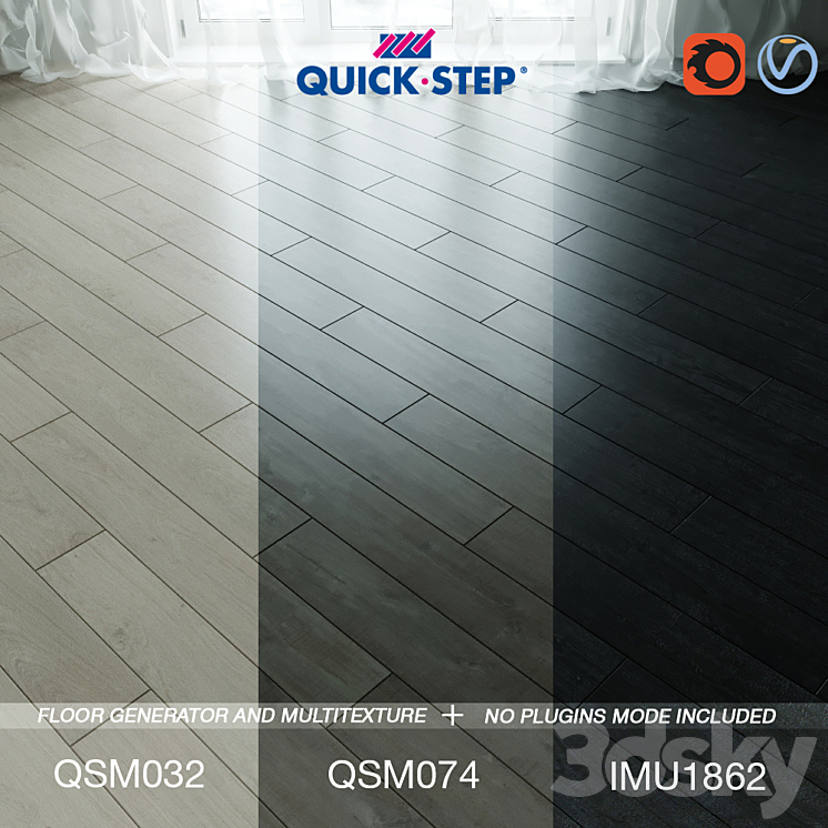 Quick-step Flooring Vol.47 - Floor coverings - 3D model