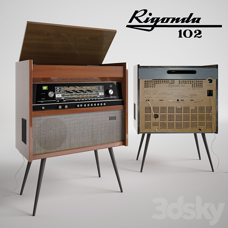 Rigonda - Audio tech - 3D model