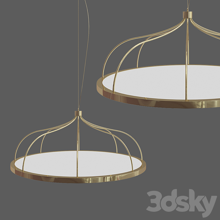 ZERO_PLANE - Pendant light - 3D model