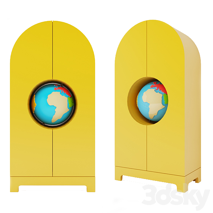 Wardrobe Gufram GLOBE - Wardrobe & Display cabinets - 3D model