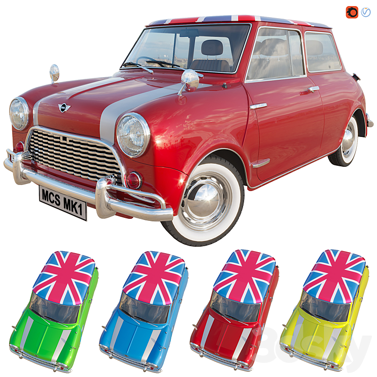 Mini Cooper S MK1 - Transport - 3D model