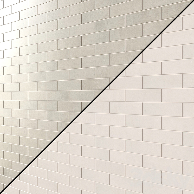 Fusion Brick 6 types - Tile - 3D model