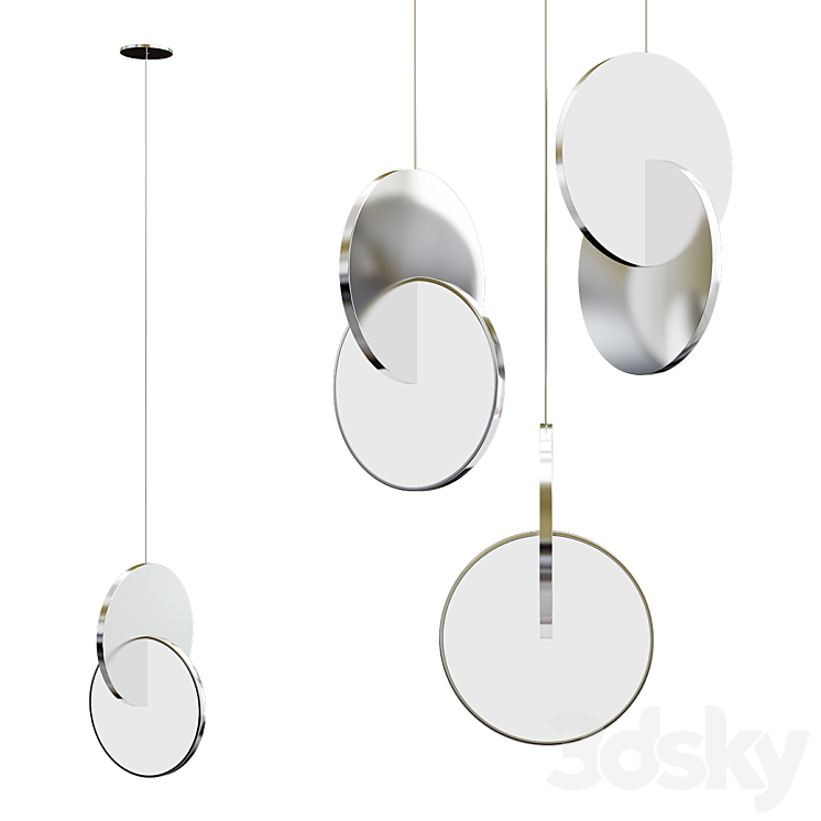 ECLIPSE Chandelier - Pendant light - 3D model