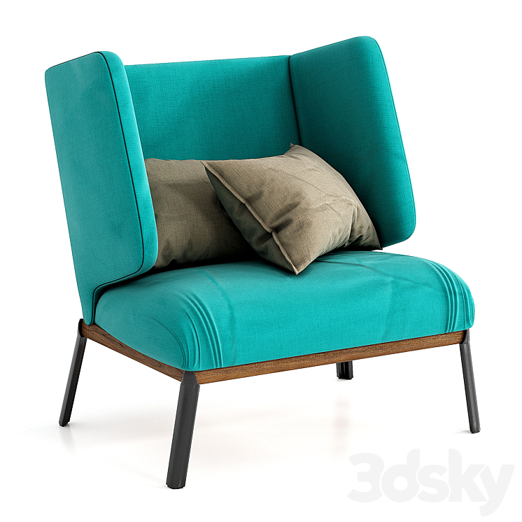 Arflex-Hug-Armchair - Arm chair - 3D model