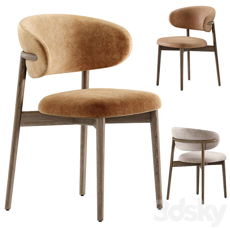 Dining chair Oleandro - Chair - 3D model