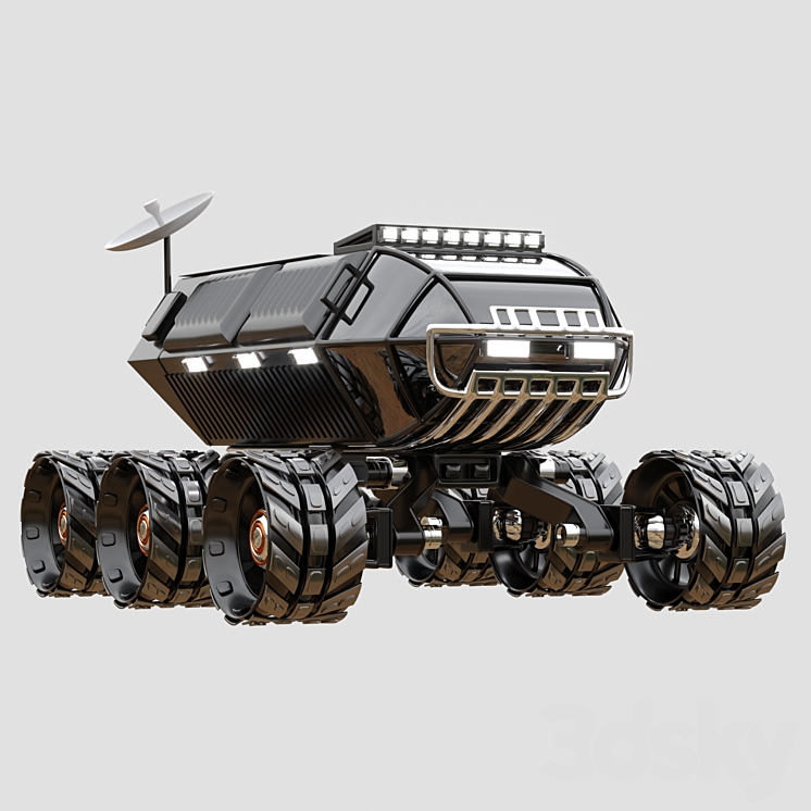 Mars Rover - Transport - 3D model