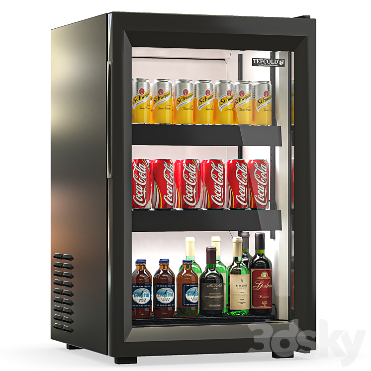 Refrigerator Tefcold - Shop - 3D model