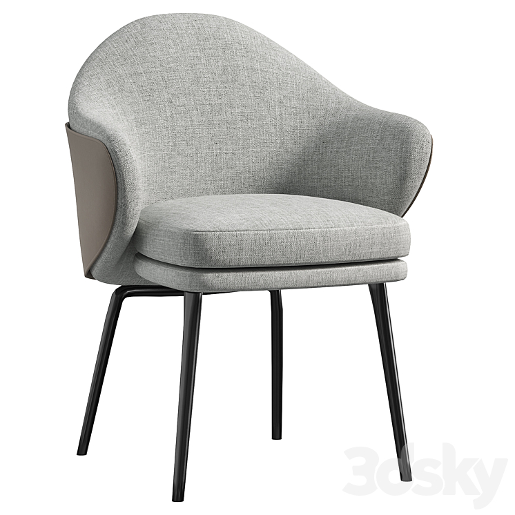 Angie Chair By Minotti Collection - Chair - 3D model