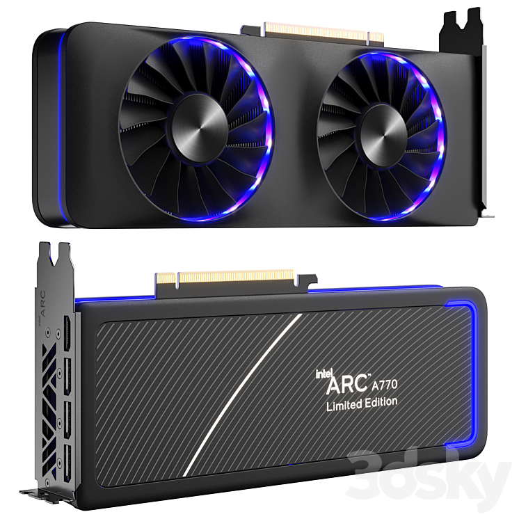 Intel ARC A770 - PC & other electronics - 3D model