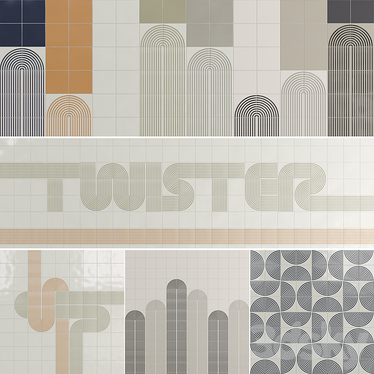 wow twister - Tile - 3D model