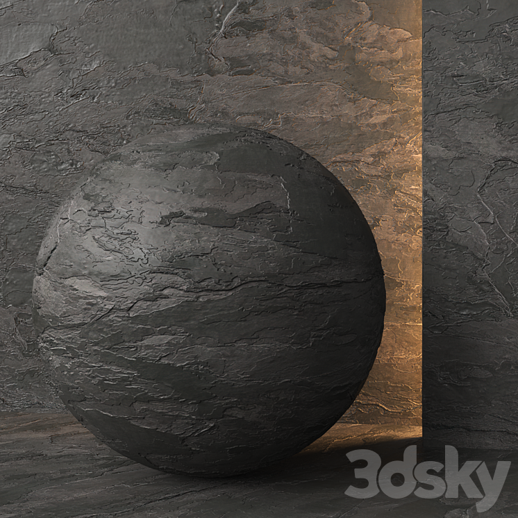 slate - Stone - 3D model