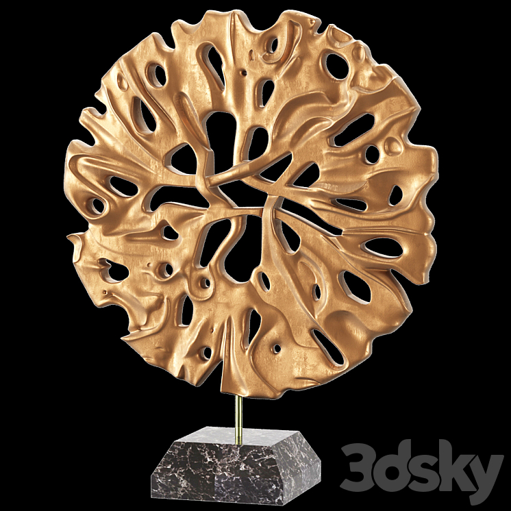 Radice d'oro - Sculpture - 3D model