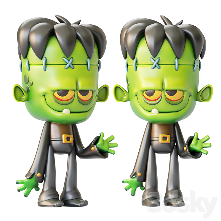 Frankenstein - Toy - 3D model