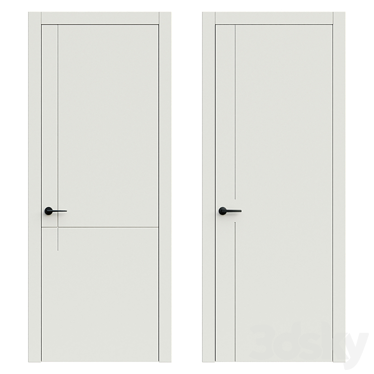 Interior door 161 - Doors - 3D model
