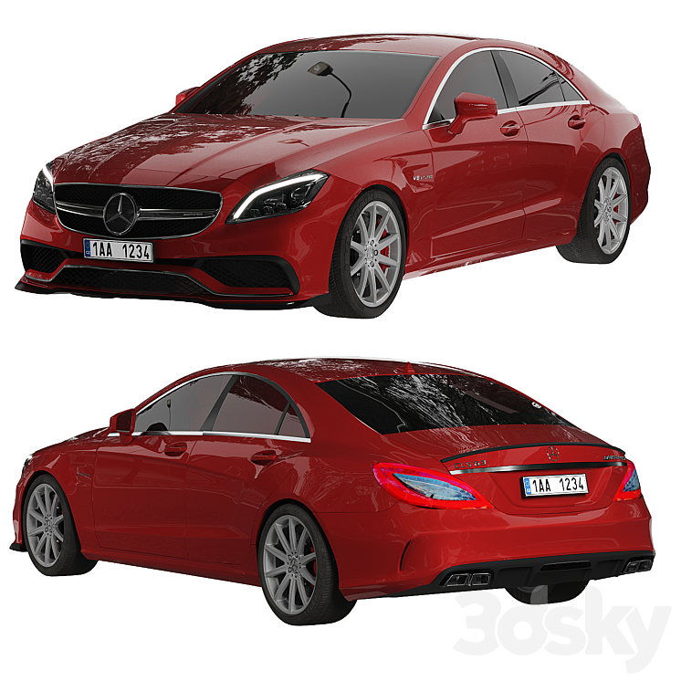 Mercedes CLS63 - Transport - 3D model