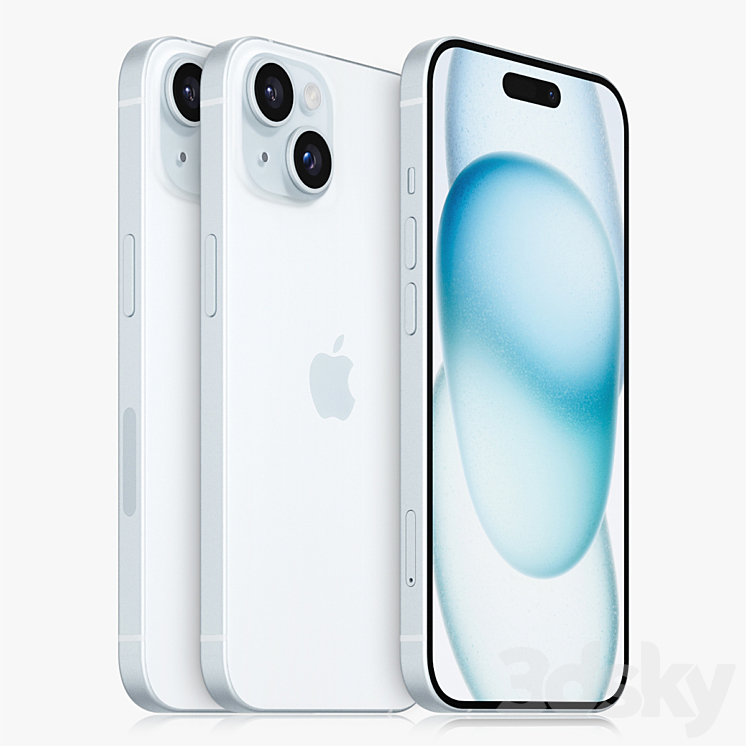 Apple iPhone 15 - Phones - 3D model