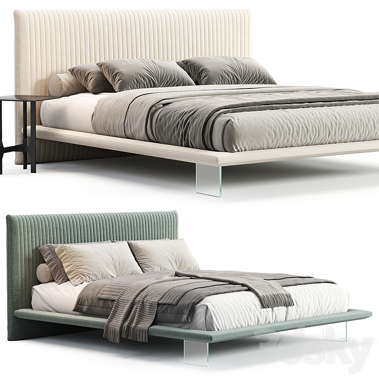 Plisse Dall Agnes - Bed - 3D model