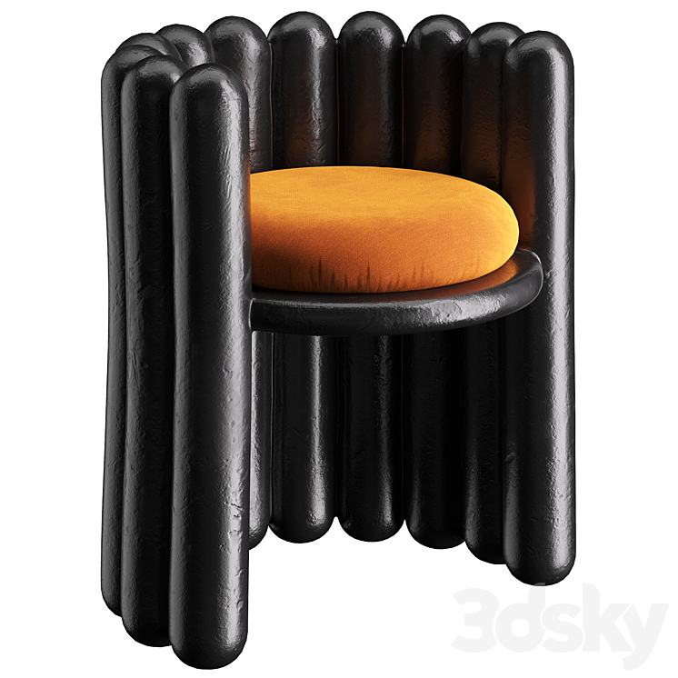 Revolver Chair by Sunshine Thacker - Chair - 3D model