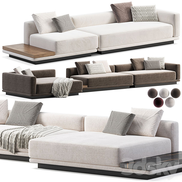 Minotti Horizonte Sofa - Sofa - 3D model