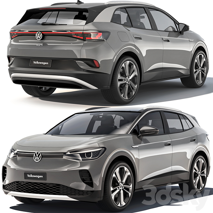 Volkswagen ID4 1st Edition 2021 - Transport - 3D model