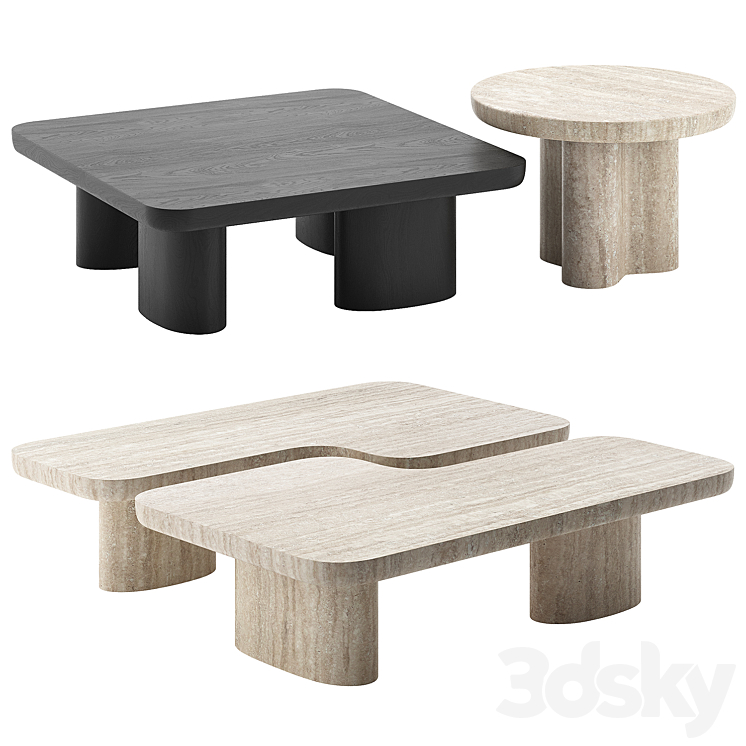 Coffee Table Ernest 2 by Poliform - Table - 3D model