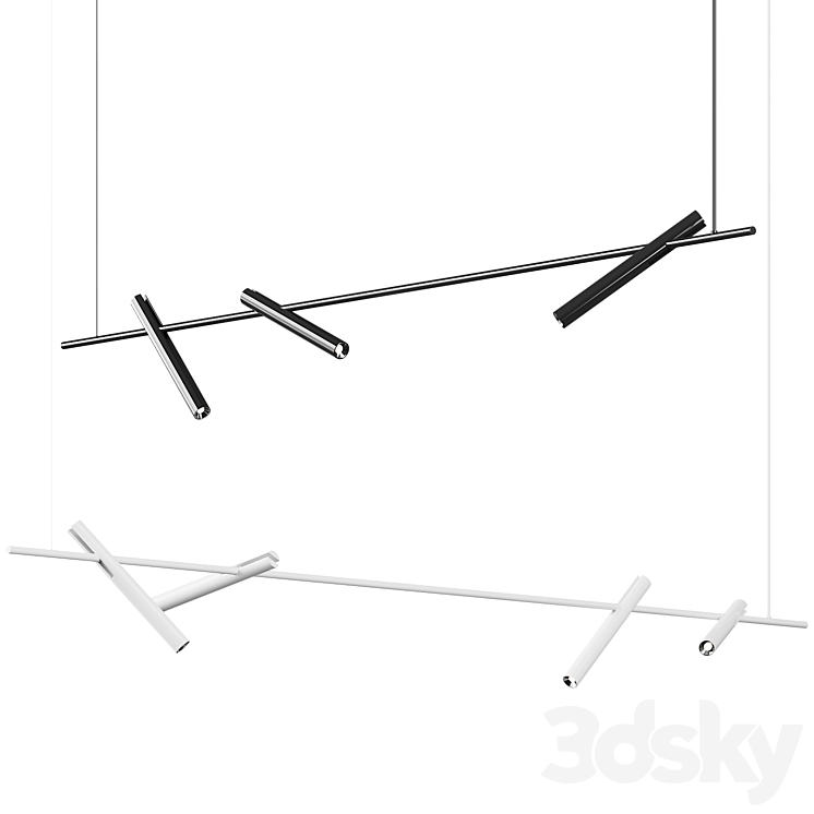 Kreon Esprit Swivel Pendant Lamp - Pendant light - 3D model