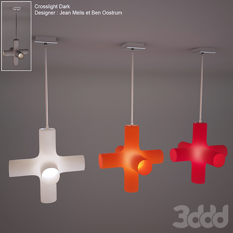 Crosslight Dark - Подвесной - 3D модель