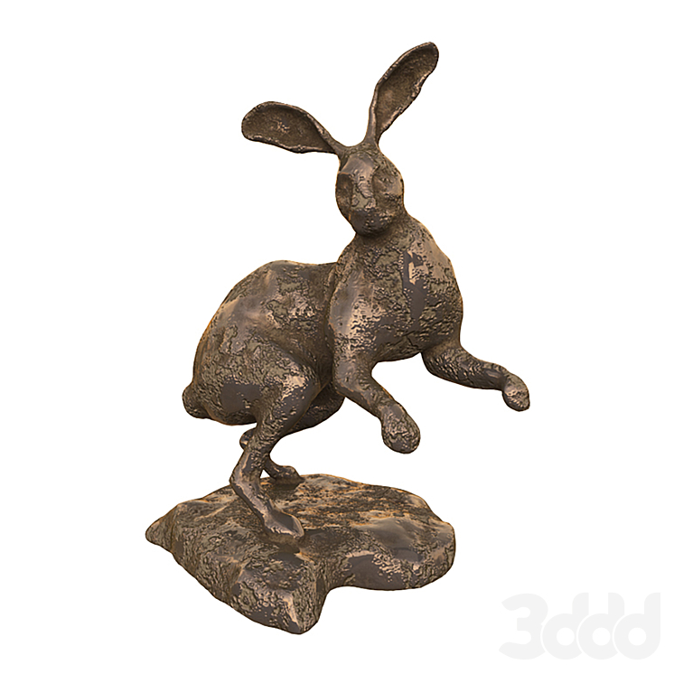 Статуэтка кролика - Скульптуры - 3D модель