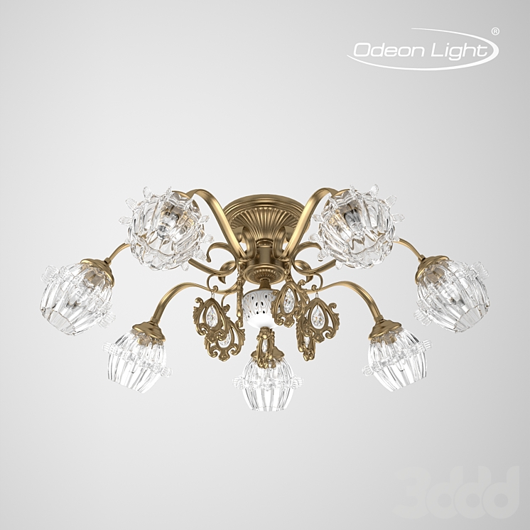 Люстра Odeon Light 2887/7C FOLLA - Потолочный - 3D модель