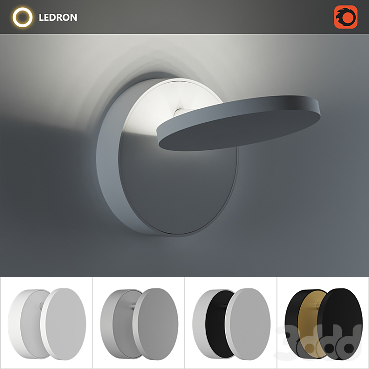 Ledron UFO G2 - Бра - 3D модель