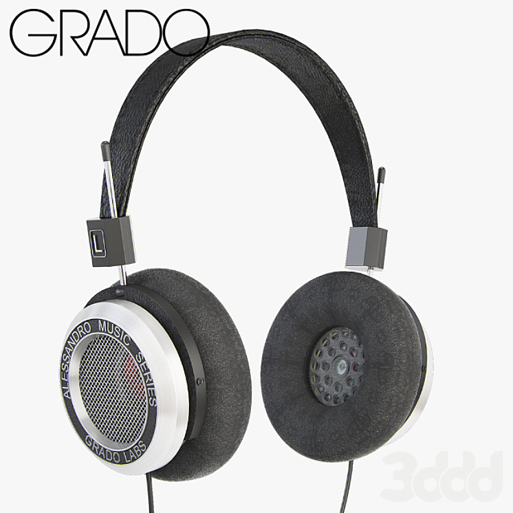 Grado labs Alessandro MS-2 headphones - Аудиотехника - 3D модель