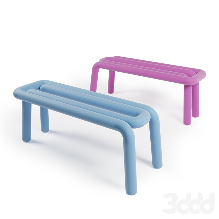 Bench Moustache BOLD - Столы и стулья - 3D модель