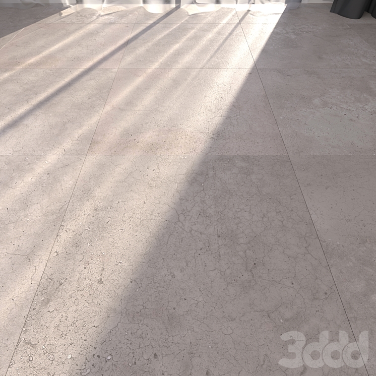 Floor Hyper Grey 60x60 - Кафель, плитка - 3D модель