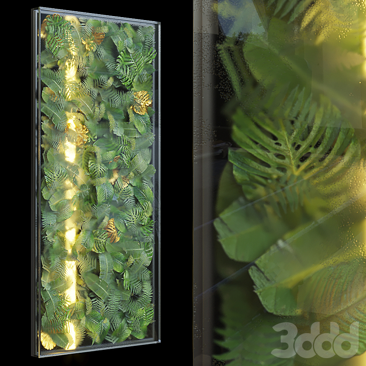 Greenbox - настенный фитомодуль с подсветкой Vargov Design - Фитостены ...