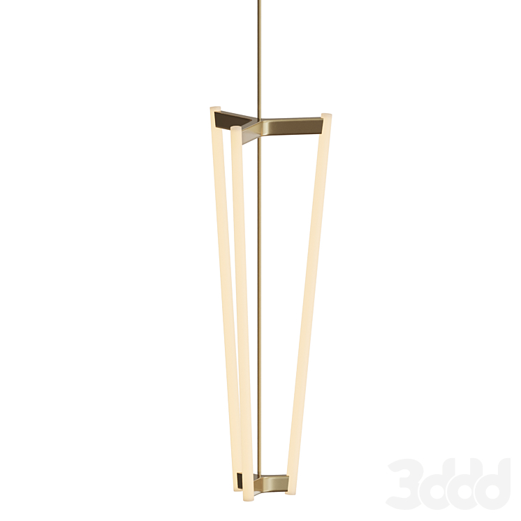 Tube Chandelier Light - Подвесной - 3D модель