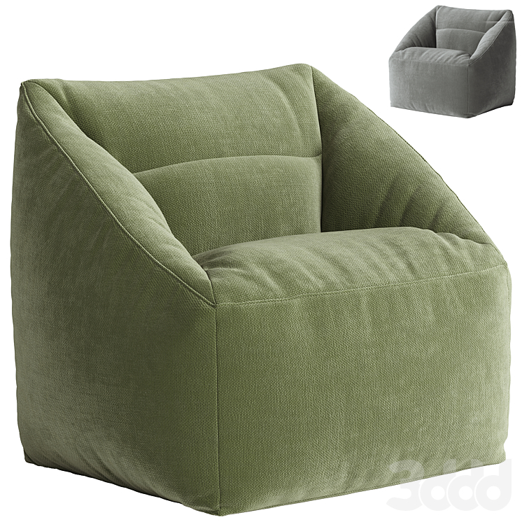 Better Homes & Gardens Dream Bean Patio Bean Bag Chair - Кресла - 3D модель