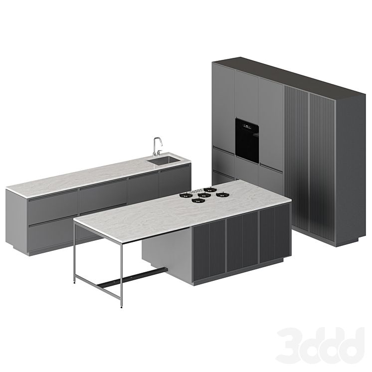 Vipp V2 | Kitchen_005 - Кухни - 3D модель