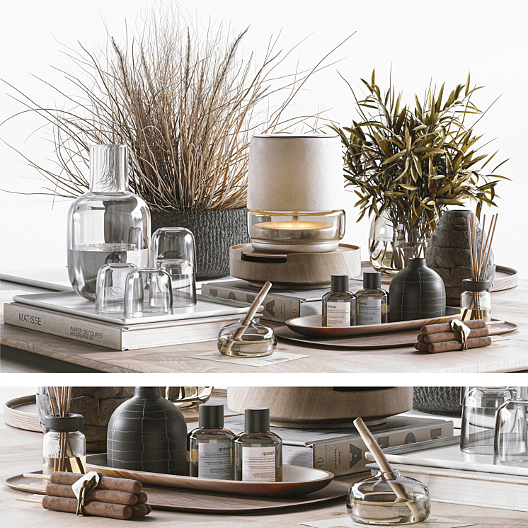 Decorative Set 059 Декоративный набор 3d модель