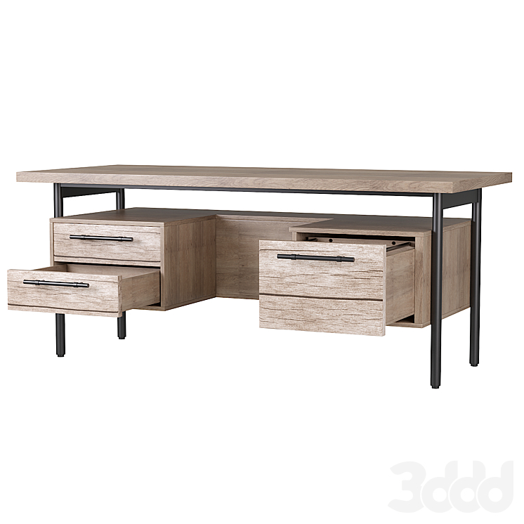 Sullivan Executive Desk - Офисная мебель - 3D модель