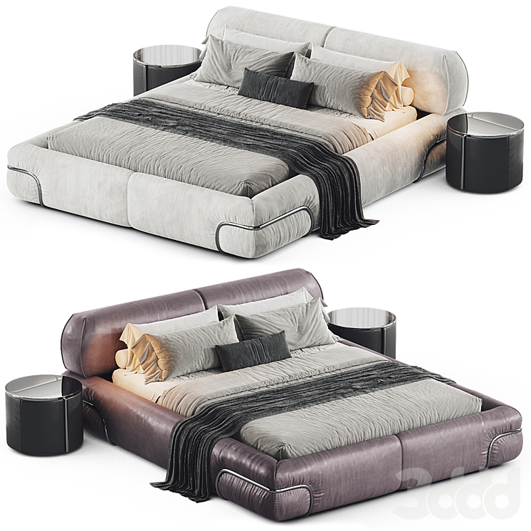 Baxter SO SOFT Bed - Кровати - 3D модель