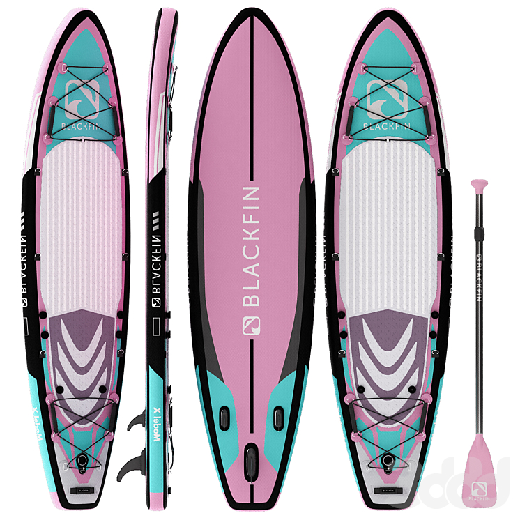 Black Fin Paddle Board