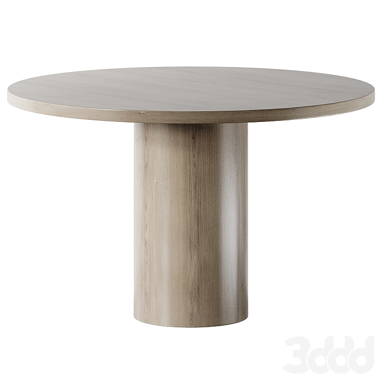 Round Dining Table - Столы - 3D модель
